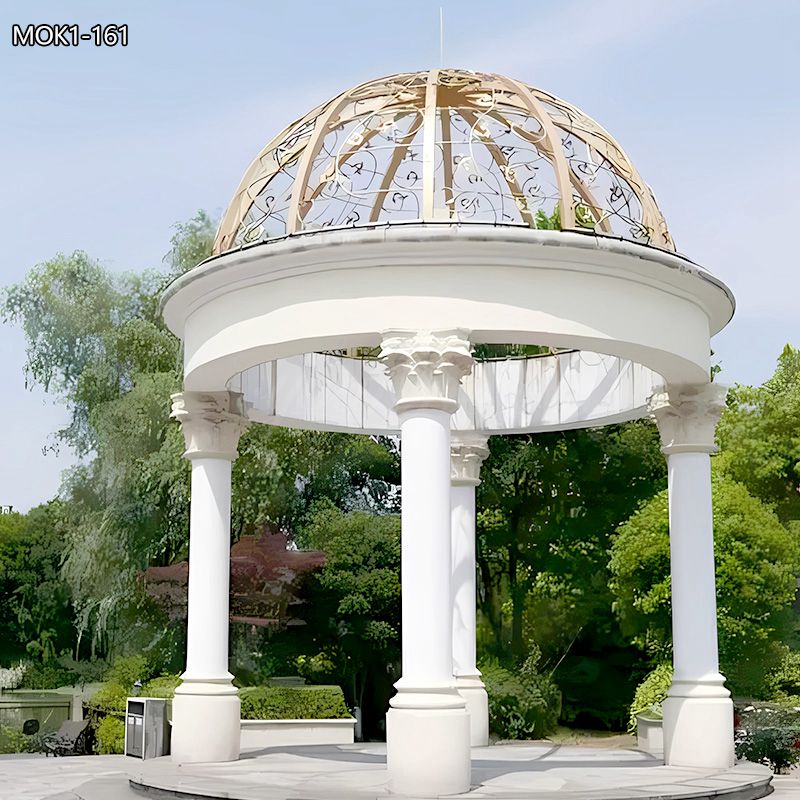 Outdoor Marble Gazebos: A Timeless Addition to Your Garden MOK1-161