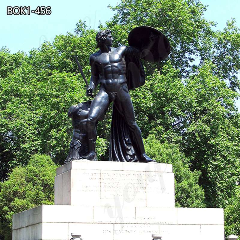 Exquisite Achilles Bronze Statue Ancient Greece Art for Sale BOK1-456