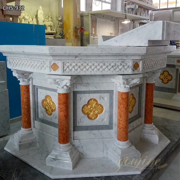 Marble Ambo Catholic Church Pulpit for Sale CHS-932 - YouFine Sculpture