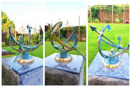 Best Unique Bronze Armillary Sphere Outdoor Garden Sundial Statue