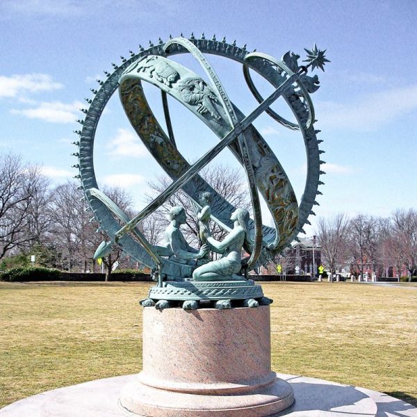 Best Unique Bronze Armillary Sphere Outdoor Garden Sundial Statue