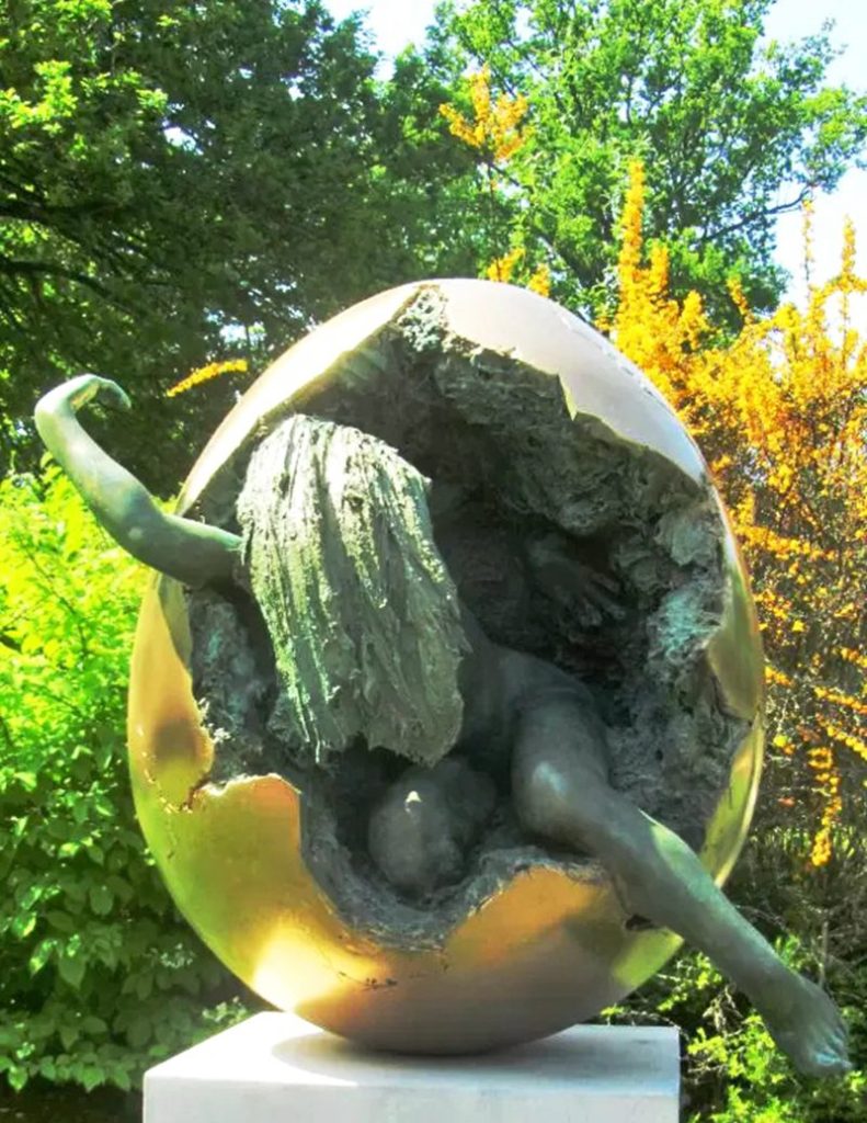 Large Bronze Custom Globe Statue Garden Dorchester Sphere Art-YouFine ...