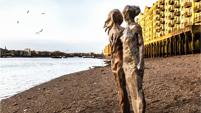 Bronze Anne Bonny and Mary Read Life-size Female Pirate Statue