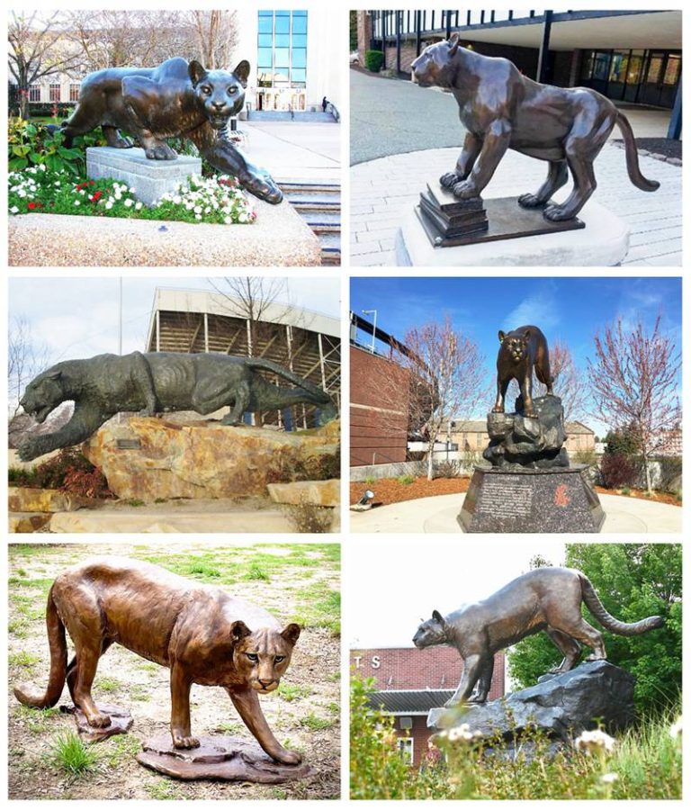 Life Size Cougar Statue-Wildlife Art
