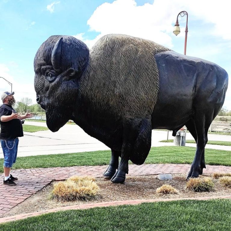 Bison Statue