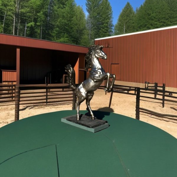 Lifesize Bronze Ferrari Horse Statue for Sale