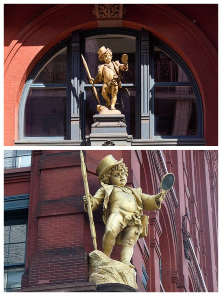 Marble Puck Statue Shakespeare’s Midsummer Night Dream Art MOK1-229 ...