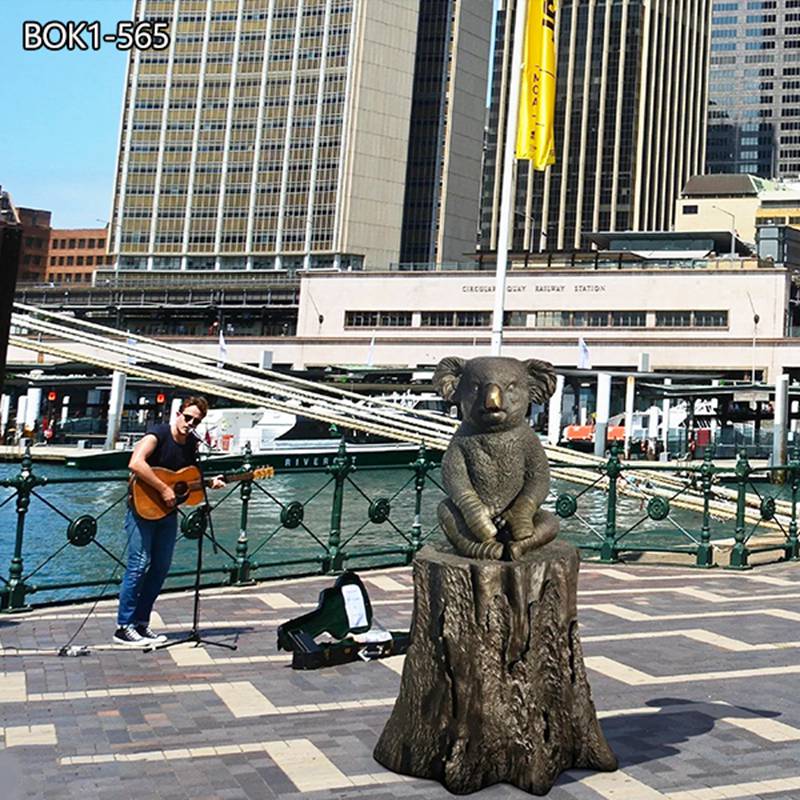 Life Size Australian Wildlife Bronze Koala Animal Statue - YouFine