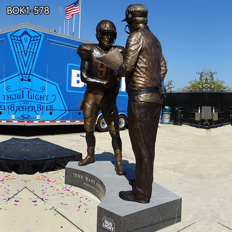 Bronze Nick Foles Statue Philly Special American Football Sportsman Art ...