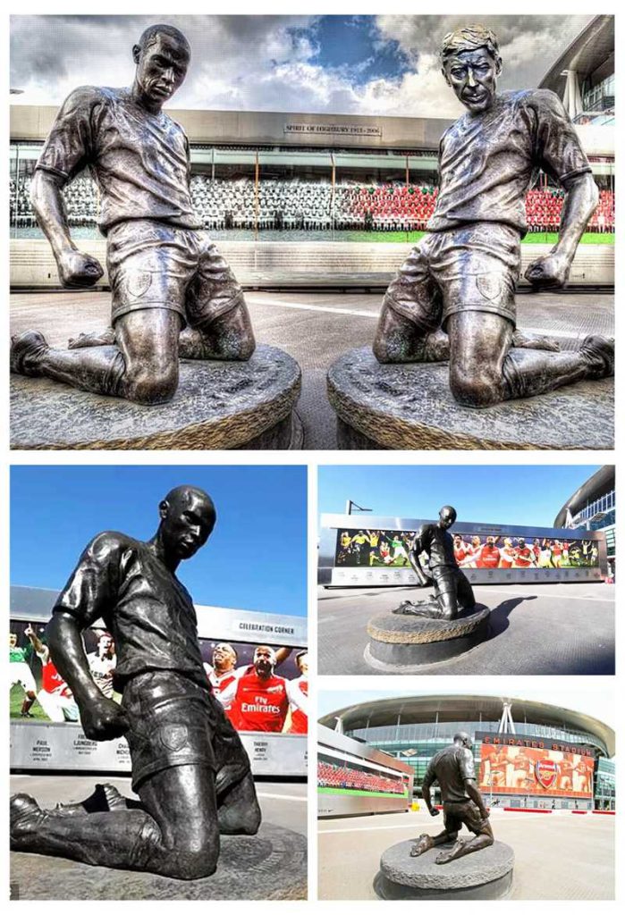 Bronze Commission Famous Wenger Statue Sports Figures Foundry Prices