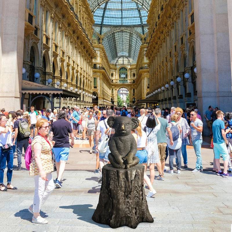 Life Size Australian Wildlife Bronze Koala Animal Statue - YouFine