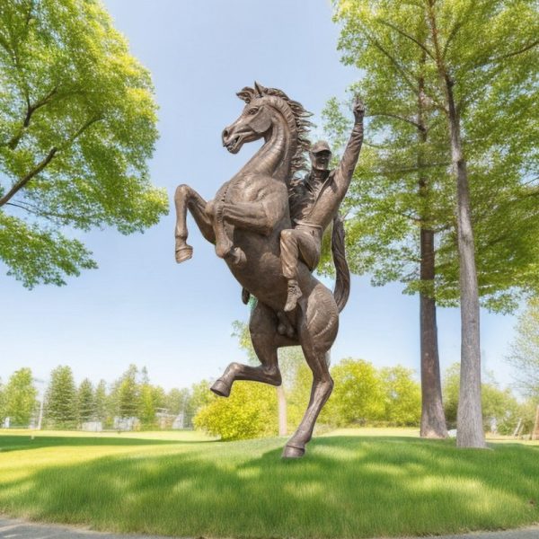 Famous Farm Bronze Standing Morgan Horse Statue Replica-YouFine