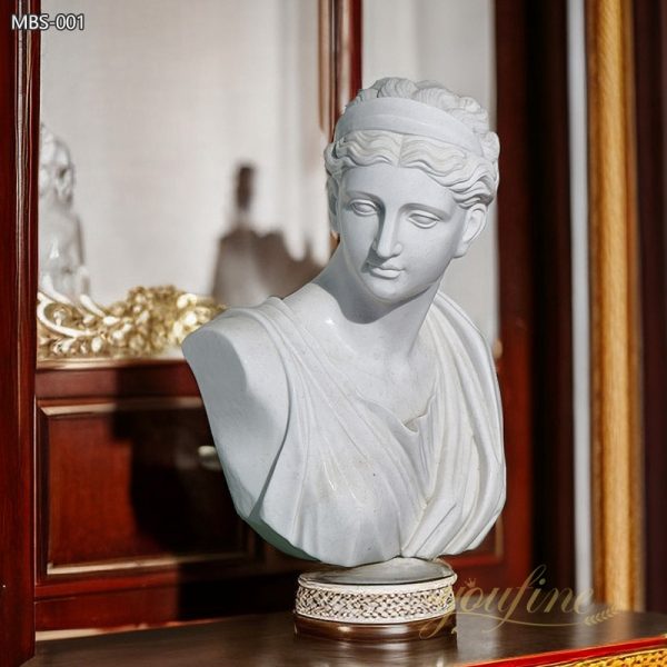Versailles Marble Diana the Huntress Bust - YouFine