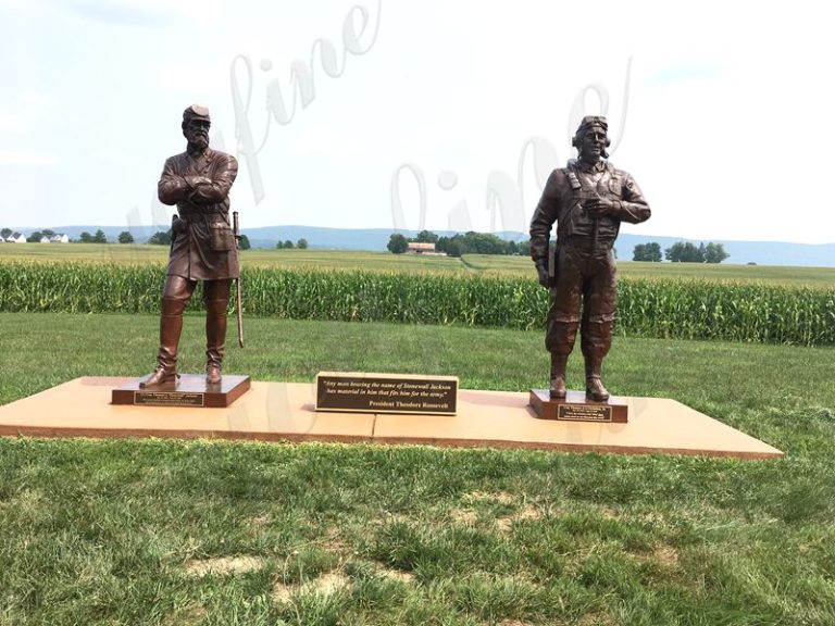 Bronze Military Vietnam Women's Memorial Female Soldier Statue-YouFine