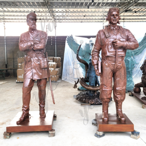 Bronze Military Vietnam Women's Memorial Female Soldier Statue-YouFine