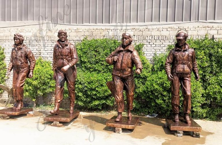 Bronze Military Vietnam Women's Memorial Female Soldier Statue-YouFine