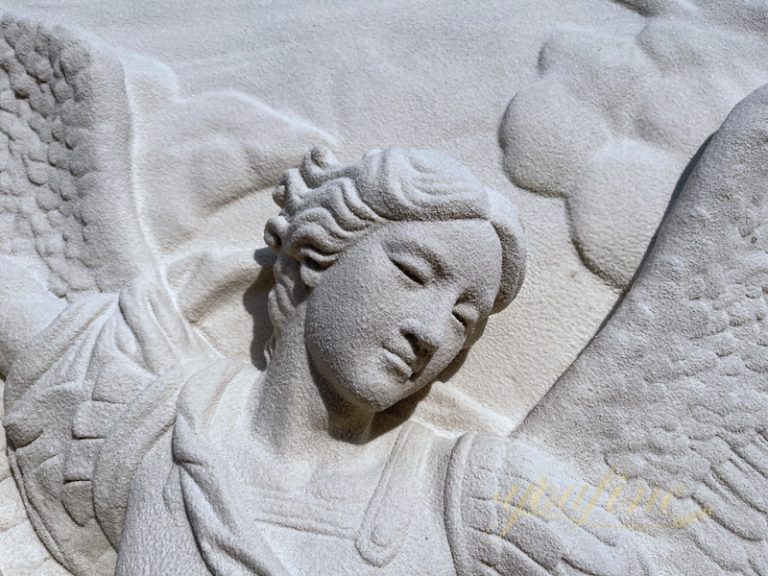 Natural Marble St. Michael the Archangel Relief Sculpture - YouFine