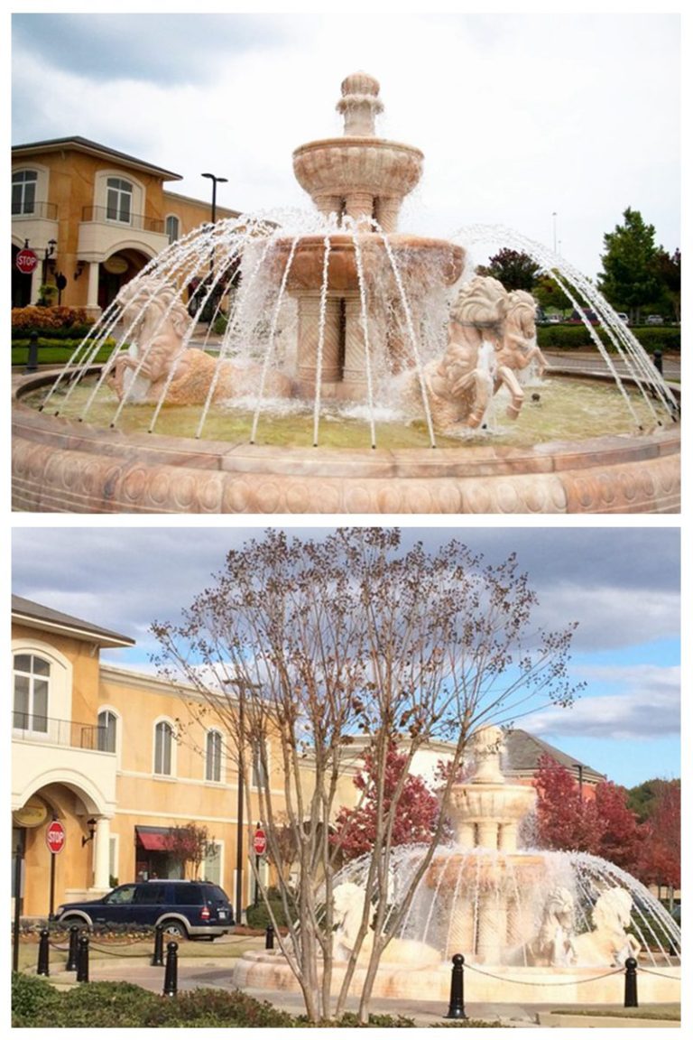 Horse Statue Fountain
