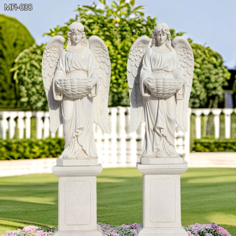 Life Size Angel in Marble Statue Outdoor Decor for Sale YouFine