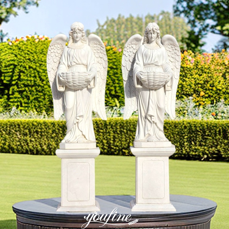 Life Size Angel in Marble Statue Outdoor Decor for Sale YouFine