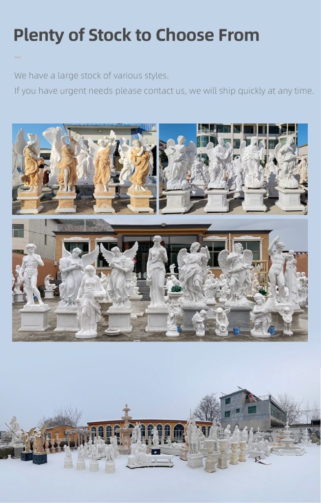 Marble Poseidon Greek Sculptures Garden Decor for Sale