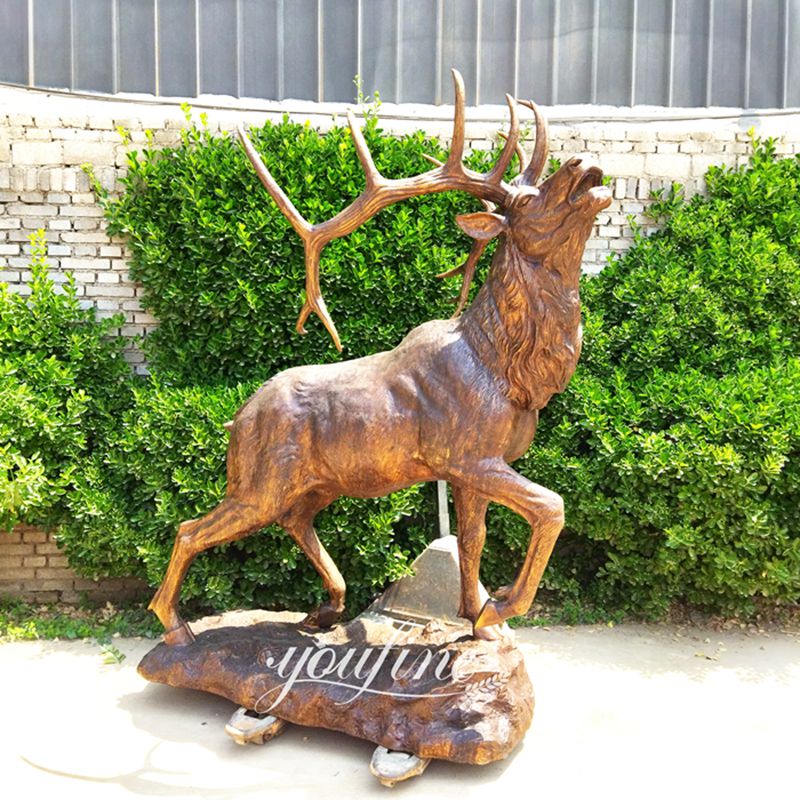 Elk Garden Statue