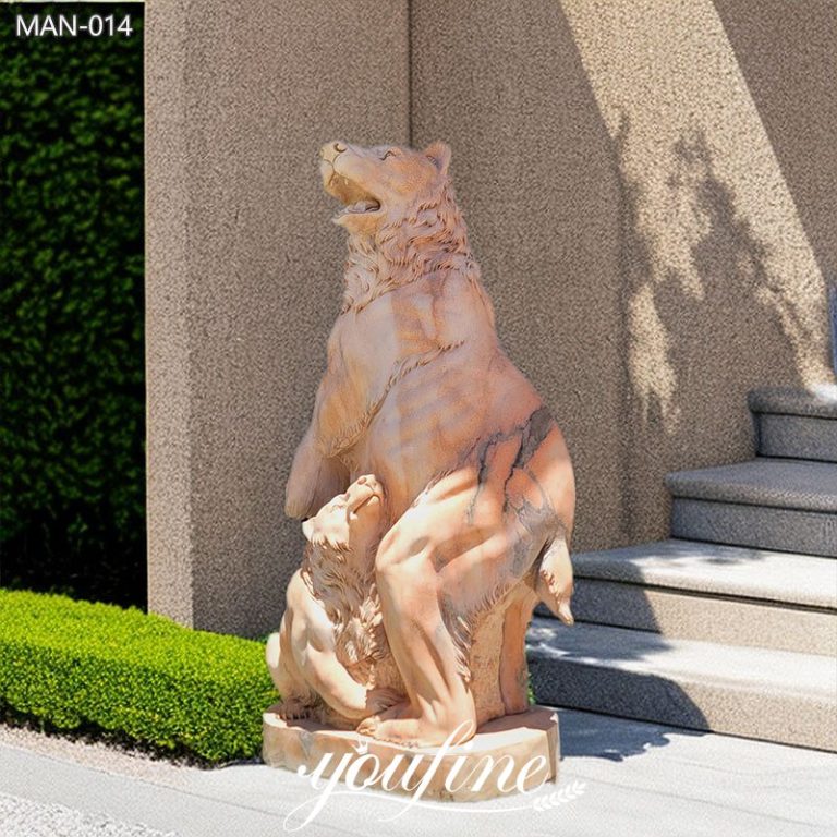 Life Size Outdoor Marble Tiger Statue for Sale - YouFine