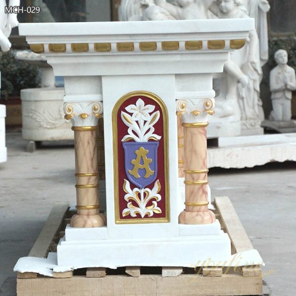 Custom Size And Design Made Marble Altar For Sale - YouFine