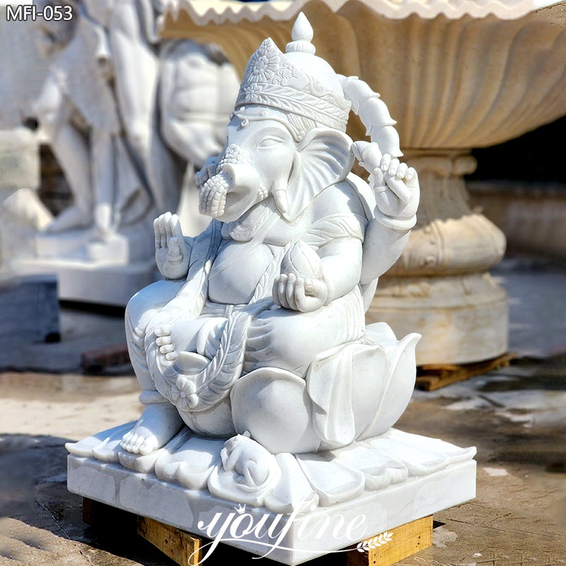 Large Size Marble Ganesh Statue for Home Decor for Sale