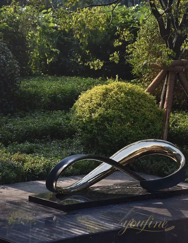 Stainless Steel Möbius Strips Sculpture Illuminate Modern Spaces ...