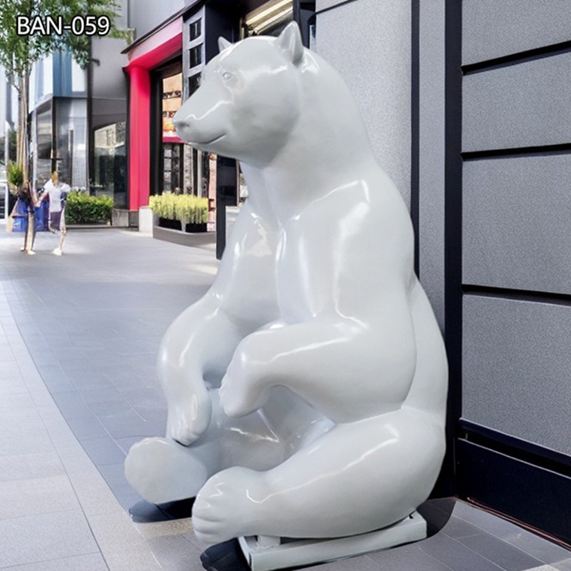 Life Size Polar Bear Statue