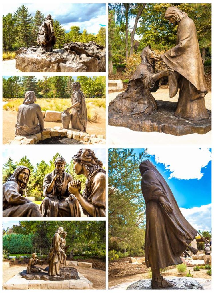 Light of the World Garden Jesus Statue: Famous Bronze Religious ...