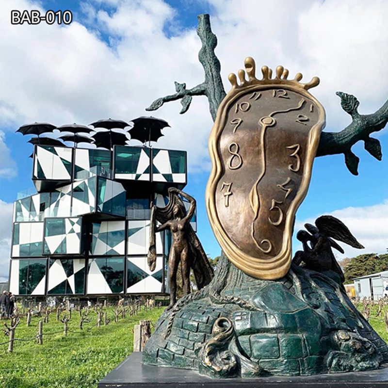 Famous Salvador Dali Bronze Sculpture Nobility of Time for Sale-YouFine