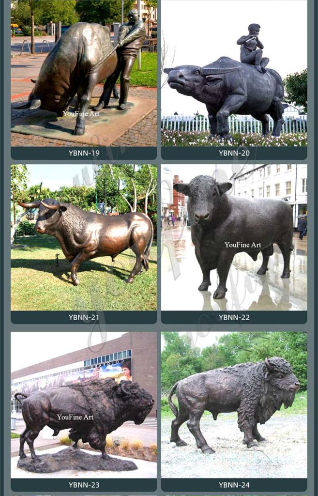 Life Size Buffalo Statue for Sale