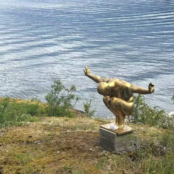 Life Size Bronze Diving Man Sculpture Swimmer Sports Statue Wholesale ...