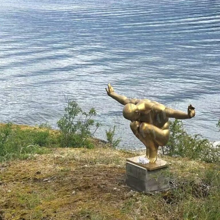 Life Size Bronze Diving Man Sculpture Swimmer Sports Statue Wholesale ...