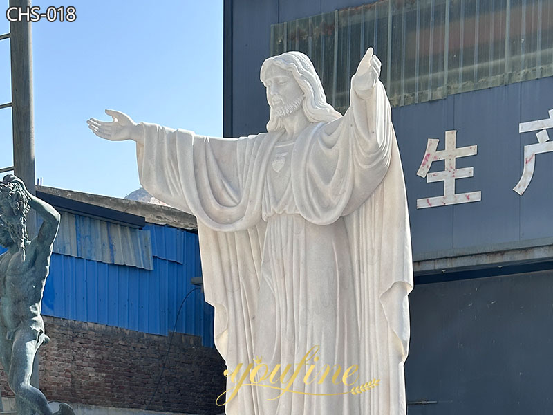 Large Hnad Carved Church White Marble Jesus Statue Open Arms for Sale ... Large Hnad Carved Church White Marble Jesus Statue Open Arms for Sale ...