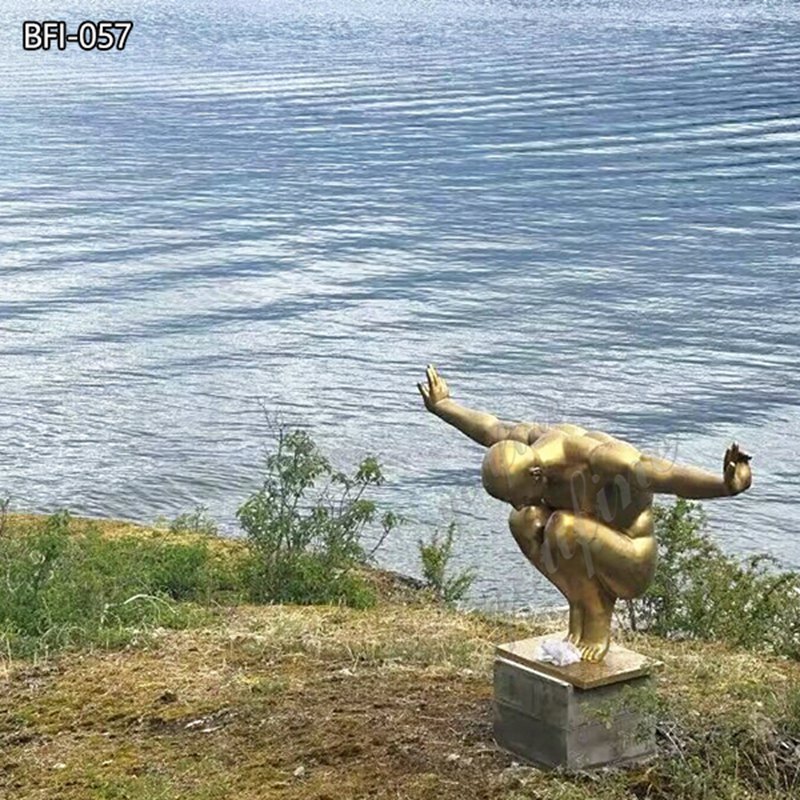 Life Size Bronze Diving Man Sculpture Swimmer Sports Statue Wholesale ...