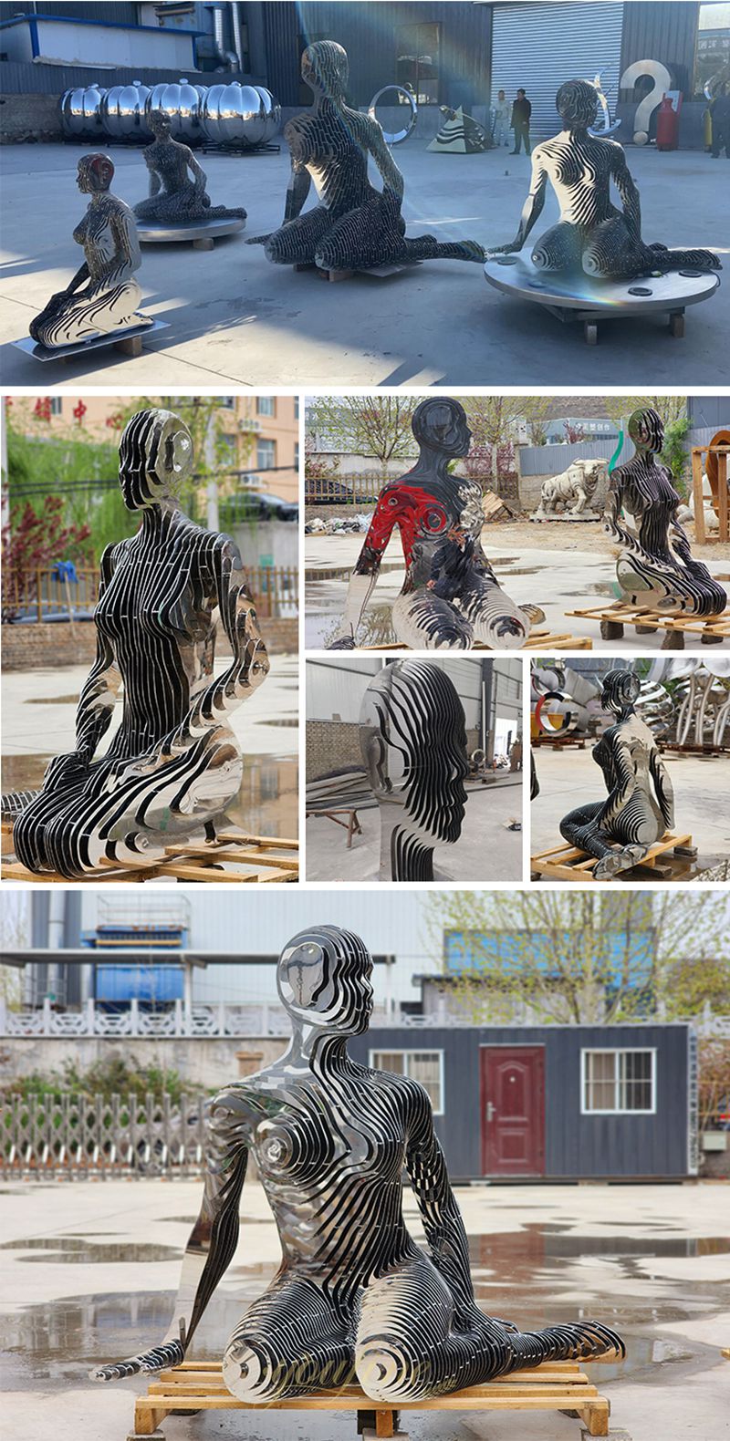 Modern Metal Human Diving Sculpture for Sale - YouFine