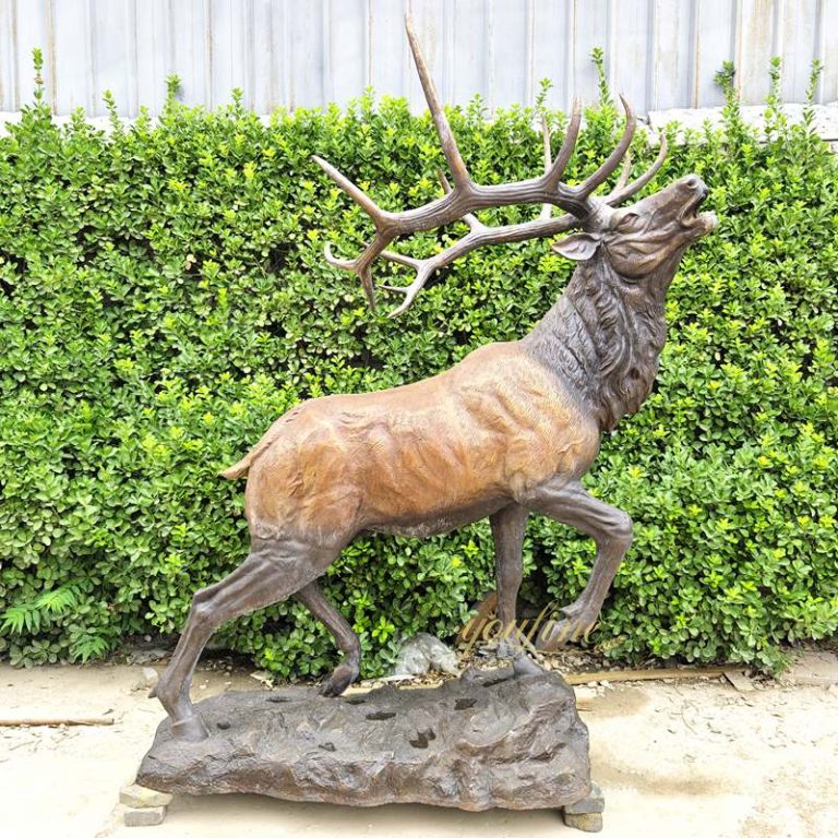 Roaring Elk Statue
