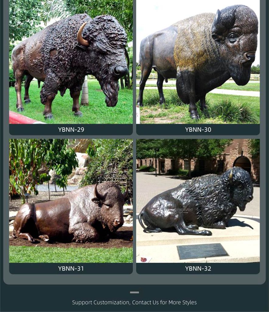 Large Bison-Custom Wildlife Statue