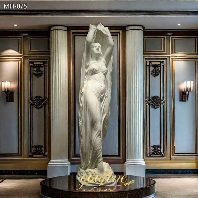 Marble Undine Rising from the Waters Statue Replica