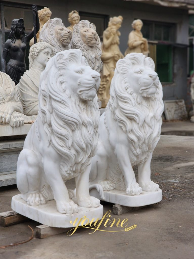 Le guide ultime des prix des statues de lion en marbre