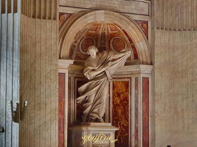 Large Marble Saint Veronica Statue