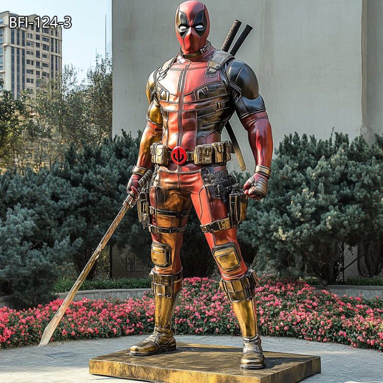 Custom Life Size Deadpool Statue