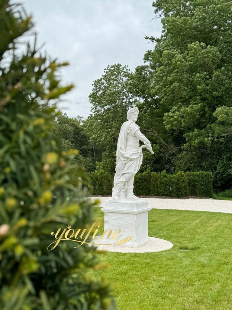 Ancient Marble Greek Hero Statue