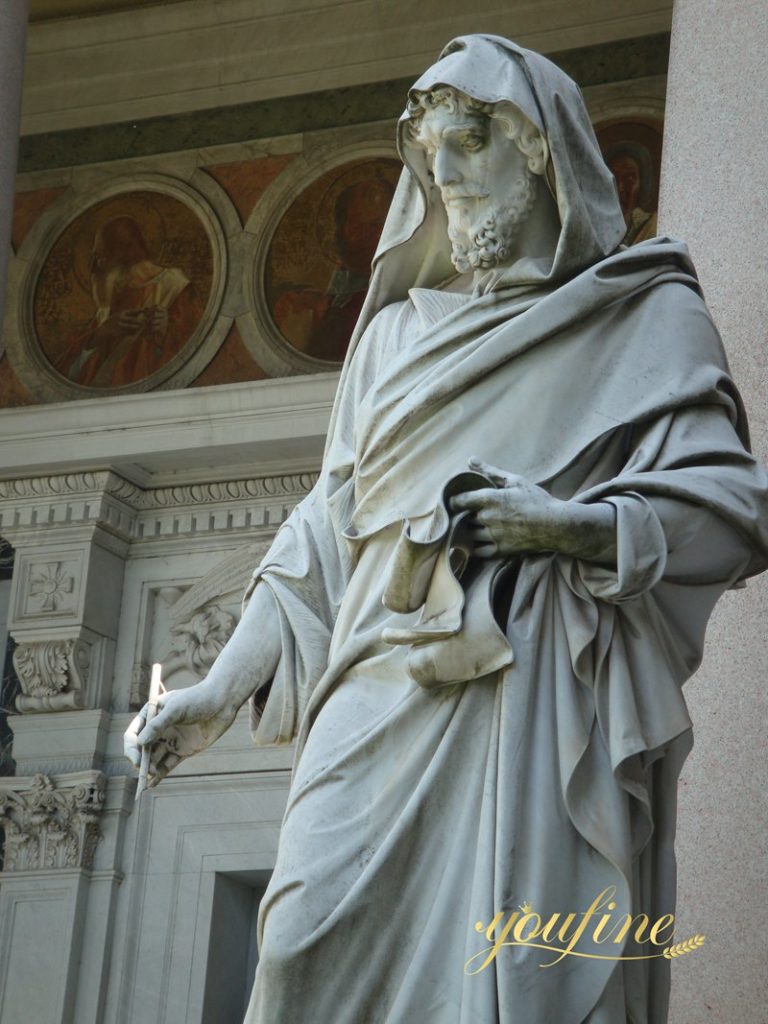 67’’ Marble Saint Luke Statue