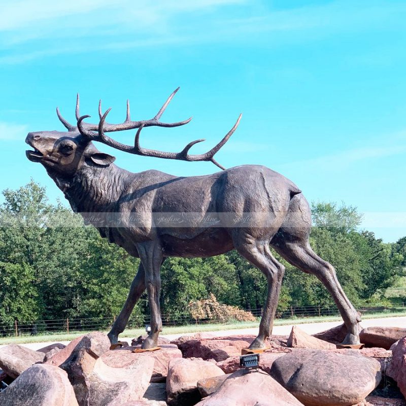 Life Size Bronze Deer Statues