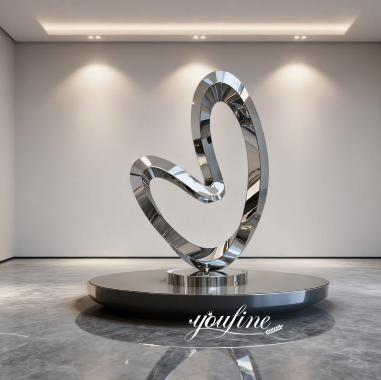 Modern Sliver Abstract Sculpture for Sale