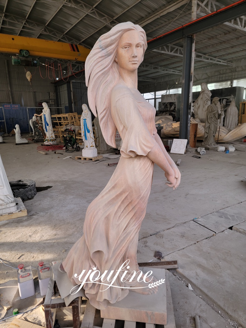 Famous Marble Luo Li Rong Sculpture Marble Art